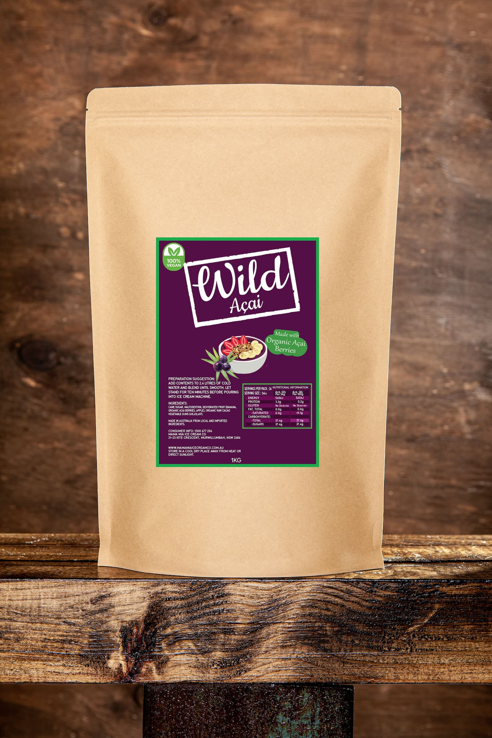 WILD ACAI 1KG - ISM PAK